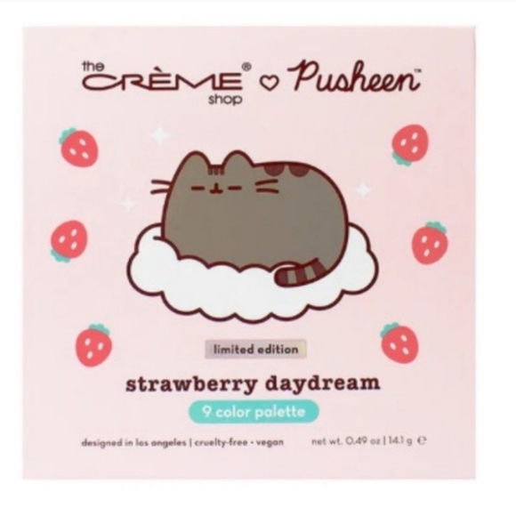 Pusheen | Makeup | The Crme Shop X Pusheen Strawberry Daydream Palette ...